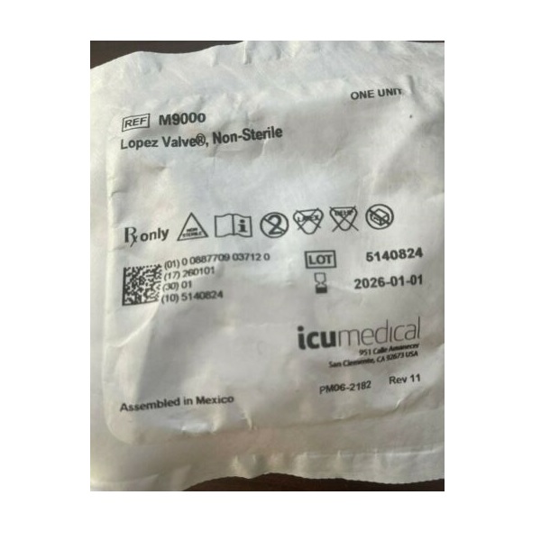 ICU Medical Lopez Valve M9000, 10 Pack – Medorna